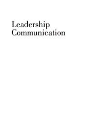 Leadership Communication 4th edition | 9780073403205, 9780077629304 ...