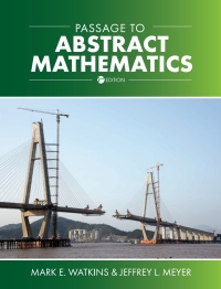 Passage to Abstract Mathematics 2nd edition | 9781793511966, 830801B ...