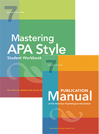 Mastering APA Style Student Workbook (Publication Manual bundle) 7th ...