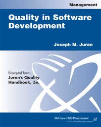 Juran's Quality Handbook 5th edition | 9780070340039, 9780071386876 ...