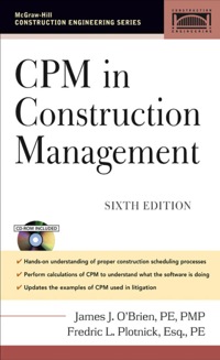CPM in Construction Management 6th edition | 9780071457699 ...