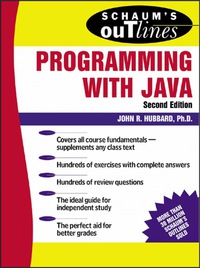 Schaum's Outline of Programming with Java 2nd edition | 9780071420402, 9780071785433 | VitalSource