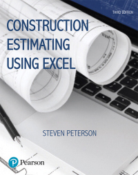 Construction Estimating Using Excel 3rd edition | 9780134405506 ...