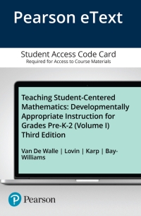 Teaching Student-Centered Mathematics 3rd edition | 9780134556451, 9780134556451 | VitalSource