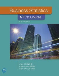 Business Statistics: A First Course 8th edition | 9780135177785 ...