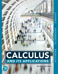 Calculus and Its Applications 2nd edition | 9780135091685 ...