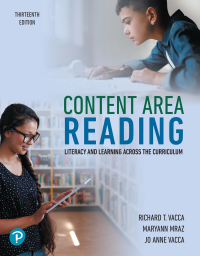 Content Area Reading 13th edition | 9780135760963, 9780135761069 ...