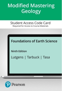 Mastering Geology with Pearson eText Access Code for Foundations of Earth Science 9th edition ...
