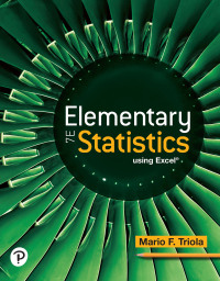 Elementary Statistics Using Excel 7th edition | 9780136921721, 9780136937531 | VitalSource