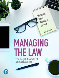 Managing the Law 6th edition | 9780137314089 | VitalSource