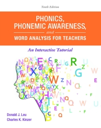 Phonics, Phonemic Awareness, and Word Analysis for Teachers: An ...