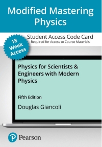 Mastering Physics with Pearson eText Access Code (18 Weeks) for Physics for Scientists ...