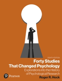 Forty Studies that Changed Psychology (Pearson+) 8th edition ...