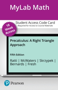 MyLab Math with Pearson eText Access Code for Precalculus 5th edition | 9780137519217 ...