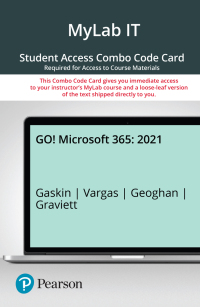 MyLab IT with Pearson eText Print Combo Access Code for GO! 2021 1st ...
