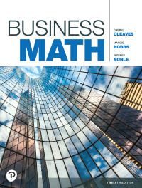 Business Math 12th edition | 9780138052348, 9780138055233 | VitalSource