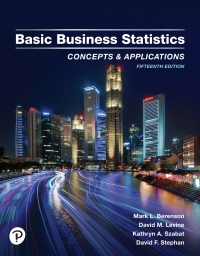 Basic Business Statistics: Concepts and Applications 15th edition ...