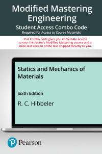 Statics and Mechanics of Materials -- Modified Mastering Engineering with Pearson eText Print ...