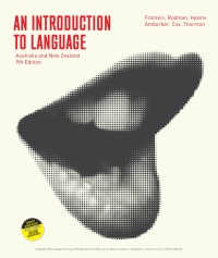 An Introduction to Language 9th edition | 9780170386807, 9780170282543 ...