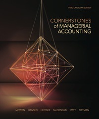Cornerstones of Managerial Accounting 3rd edition | 9780176798772 ...