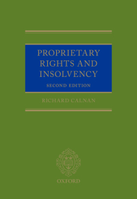 Proprietary Rights and Insolvency 2nd edition | 9780198759386 ...