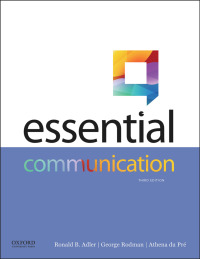 Essential Communication 3rd edition | 9780197544310, 9780197544358 ...