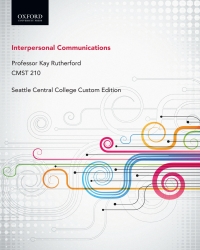 Interpersonal Communication 1st edition | 9780197565582, 9780197565582 ...