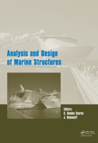 Analysis and Design of Marine Structures 1st edition | 9781138000452 ...