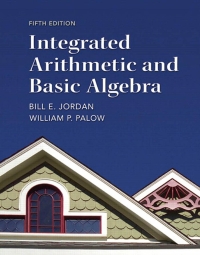 Integrated Arithmetic and Basic Algebra 5th edition | 9780321747389 ...