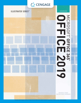 Illustrated Microsoft Office 365 and Office 2019 Advanced – Van Schaik