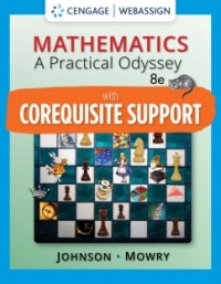 WebAssign with Corequisite Support for Johnson/Mowry, Mathematics: A ...