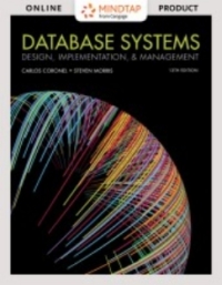 MindTap for Coronel/Morris' Database Systems: Design, Implementation, & Management 13th edition ...