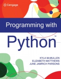 MindTap for McMullen/Matthews/Parson's Programming with Python, 2 term ...