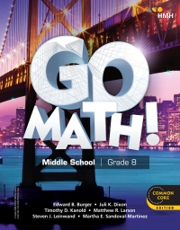 Go Math! Student Interactive Worktext Grade 8 1st edition ...