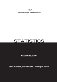 Statistics 4th edition | 9780393929720, 9780393522105 | VitalSource