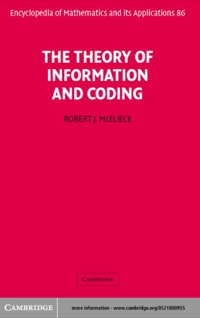 The Theory of Information and Coding 2nd edition | 9780521000956 ...