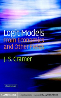 Logit Models from Economics and Other Fields 1st edition ...