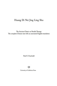 Huang Di Nei Jing Ling Shu 1st edition | 9780520292253, 9780520965829 ...