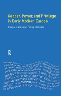 Gender, Power and Privilege in Early Modern Europe | 9780582423299 ...