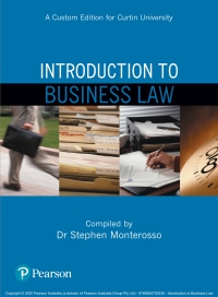 Introduction to Business Law (Custom Edition) 1st edition ...