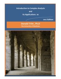 Introduction to Complex Analysis and Its Applications 2nd edition | 9780996996280, 9780996996280 ...