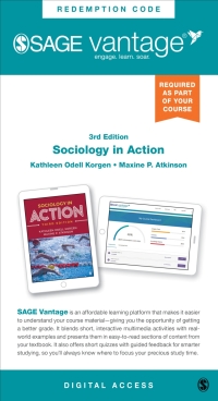 Sage Vantage: Sociology in Action 3rd edition | 9781071890745 ...
