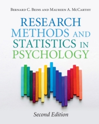 Research Methods and Statistics in Psychology 2nd edition ...