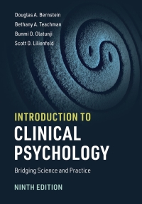 Introduction to Clinical Psychology 9th edition | 9781108484374 ...