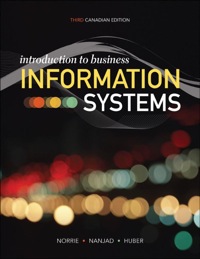 Introduction to Business Information Systems, Third Canadian Edition ...