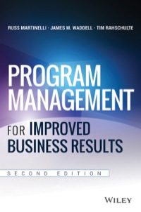 Program Management for Improved Business Results 2nd edition ...