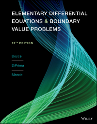 Elementary Differential Equations and Boundary Value Problems 12th ...