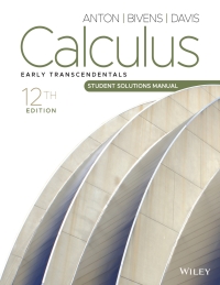 Calculus: Early Transcendentals, Student Solutions Manual 12th edition ...