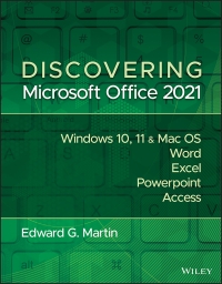 Discovering Microsoft Office 2021 4th edition | 9781119907817 ...