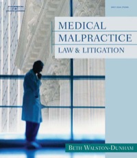 Medical Malpractice Law and Litigation 1st edition | 9781401852467 ...
